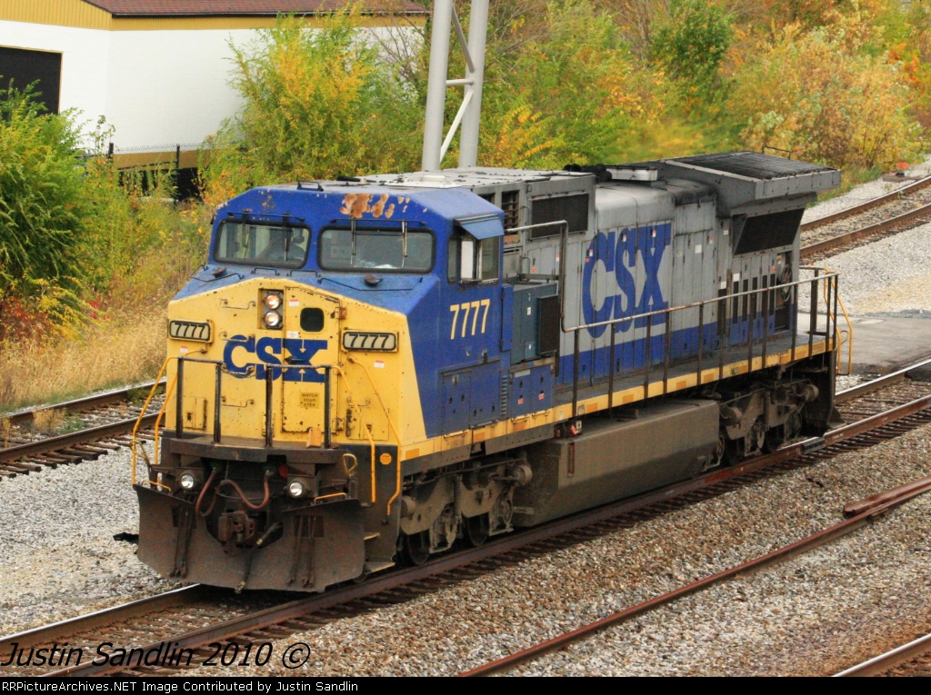 CSX 7777 Light Back to Indinapolis